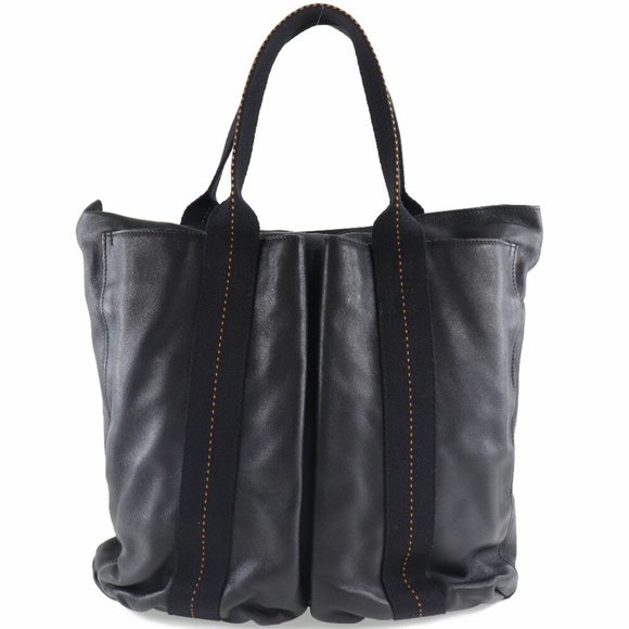 Hermes | Bags | Hermes Caravan Vertical Pm Voderma Black Unisex Tote ...